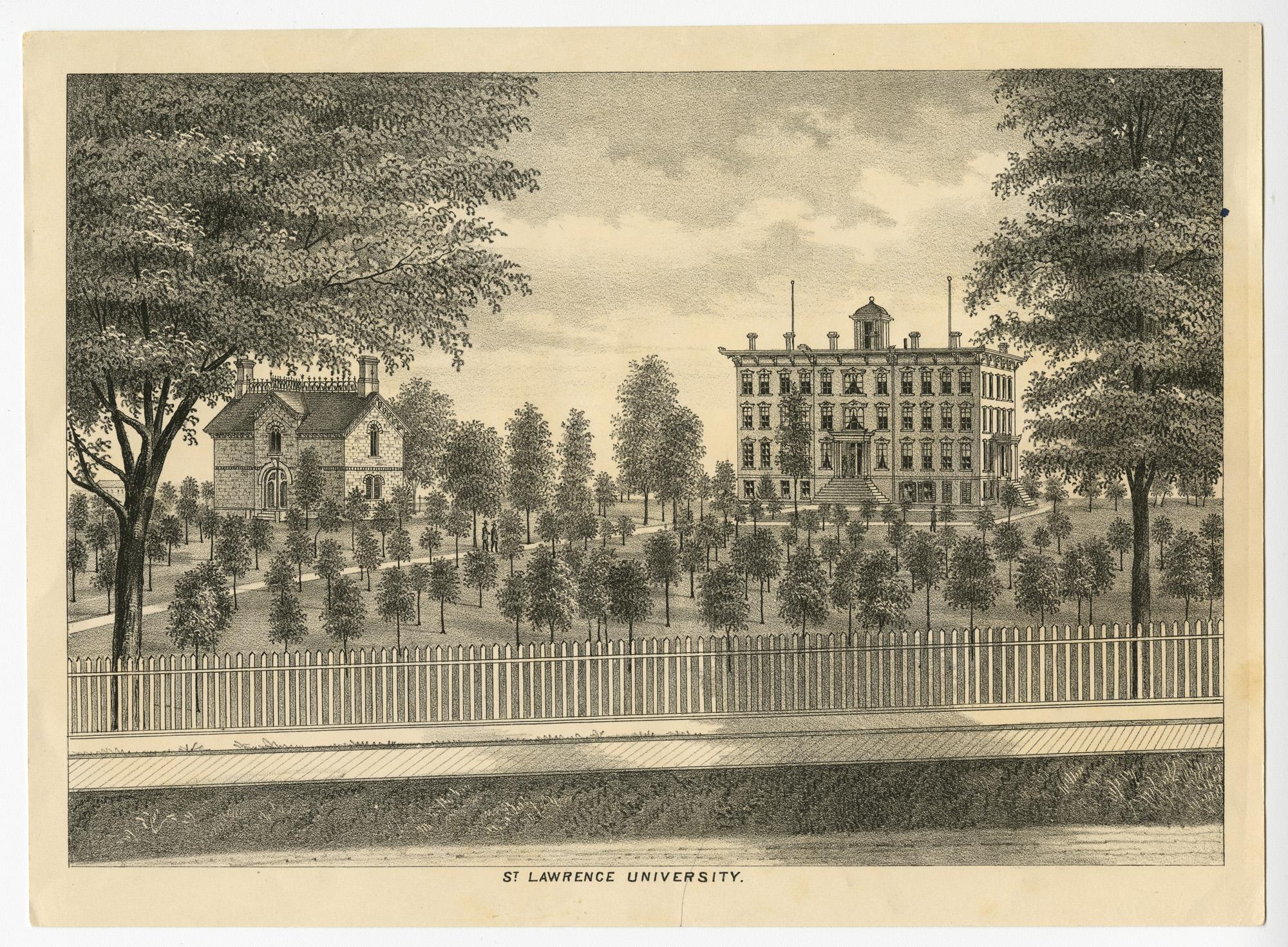 Sketch of Early St. Lawrence | Digital Collections