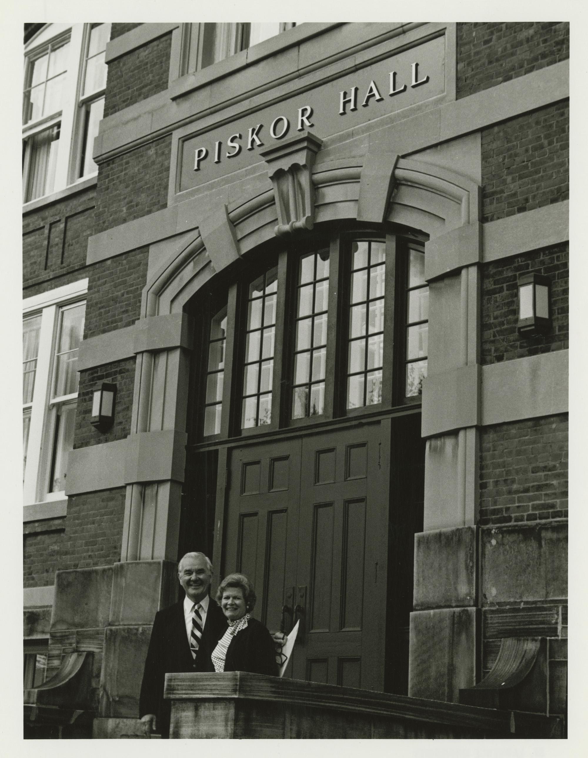 Cook Hall Renamed Piskor Hall | Digital Collections